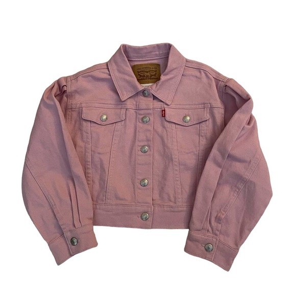 Levi's | Jackets & Coats | New Levis Straussco Girls 56 Yrs Oversized ...